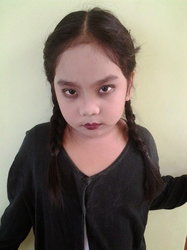 Make8up by She and Sam: Simple and Easy Wednesday Addams Makeup Tutorial