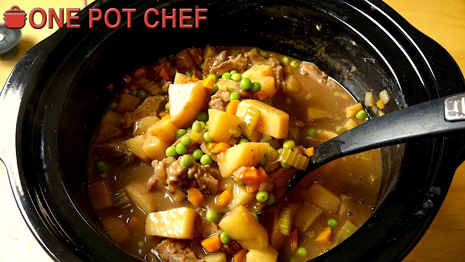 The One Pot Chef Show: My Favourite Slow Cooker Beef Stew | One Pot Chef