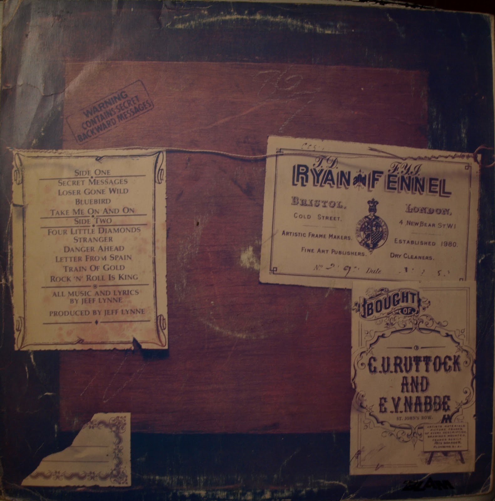 ELO Related Vinyl: Electric Light Orchestra: Secret Messages - Lp - Turquía