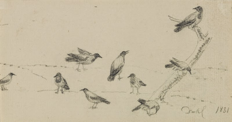 bensozia: Johan Christian Dahl: Drawings