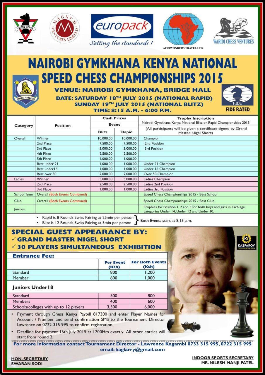 Fireball Hits Kenyan Chess - Kenya Chess Masala