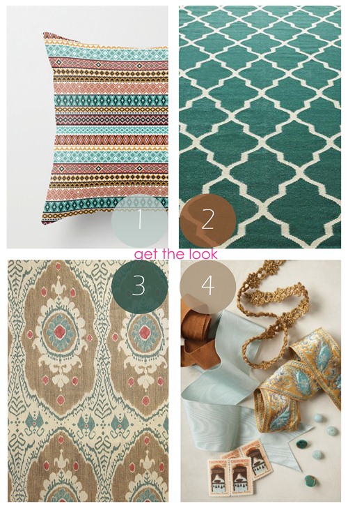 belle maison: Color Palette Inspiration :: Teal & Rust