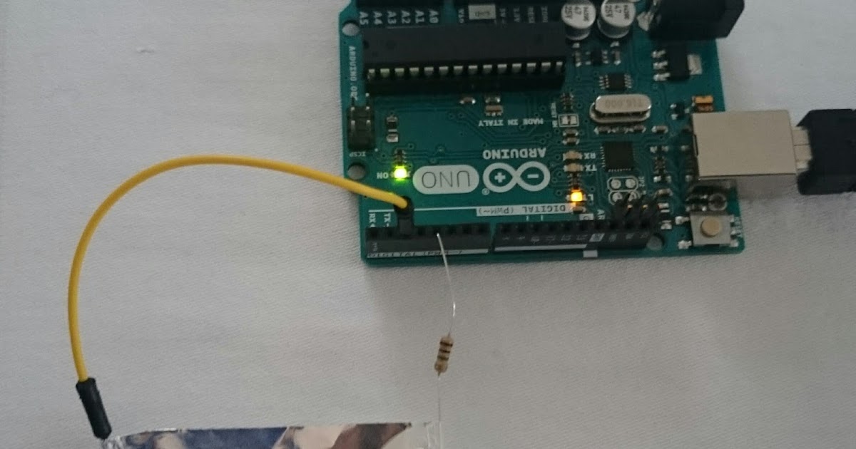 michaelsarduino: Selbstbau Touch Sensor für den Arduino