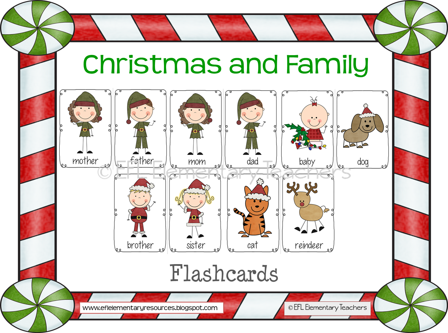 EFL Elementary Teachers: Christmas and Family Theme