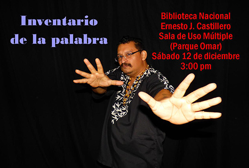 Literatura panameña hoy: CARLOS FONG: INVENTARIO DE LA PALABRA