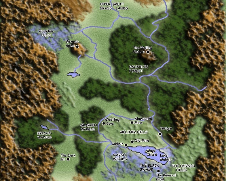Little Pandius: Map of Thunder Rift