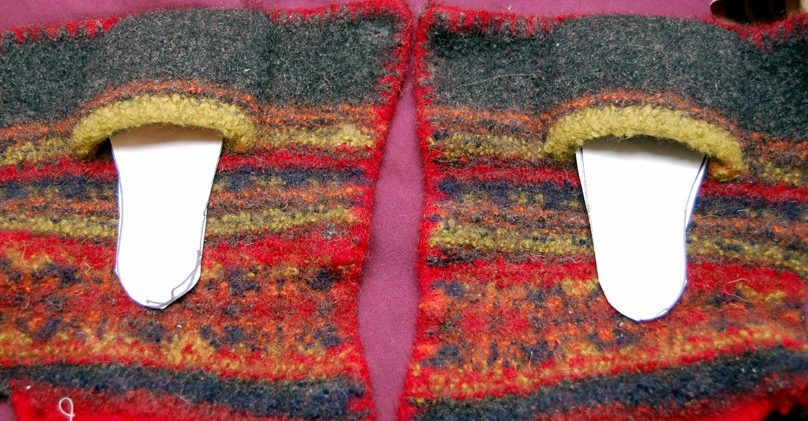 Beth Being Crafty: So in love with these upcycled slippers!