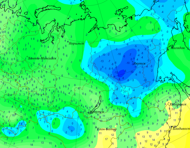 METEO TEAM : In Siberia temperature da record per settembre, -15°C!!!!!!