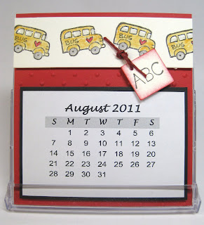 SWEET PEA - BUNNY: August Calendar Insert