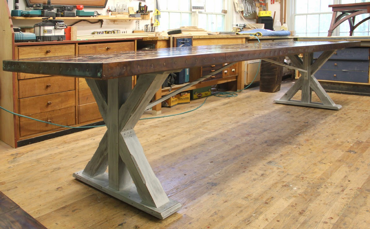 Dorset Custom Furniture - A Woodworkers Photo Journal: 'x' based tables