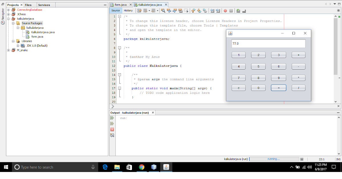 GagaKreatif: Kalkulator Java Sederhana