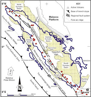 Koordinat dan Panjang 19 Segmen Sesar Sumatera | Share & Give