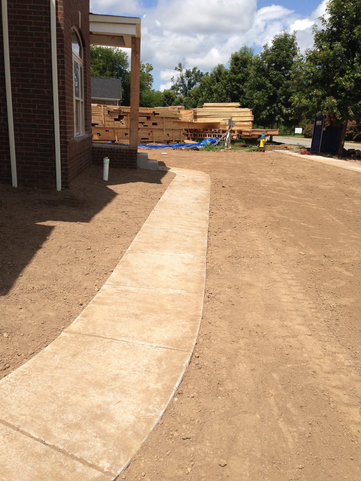 Our First Home - Lincolnshire, Ryan Homes: Grading, paint and more....