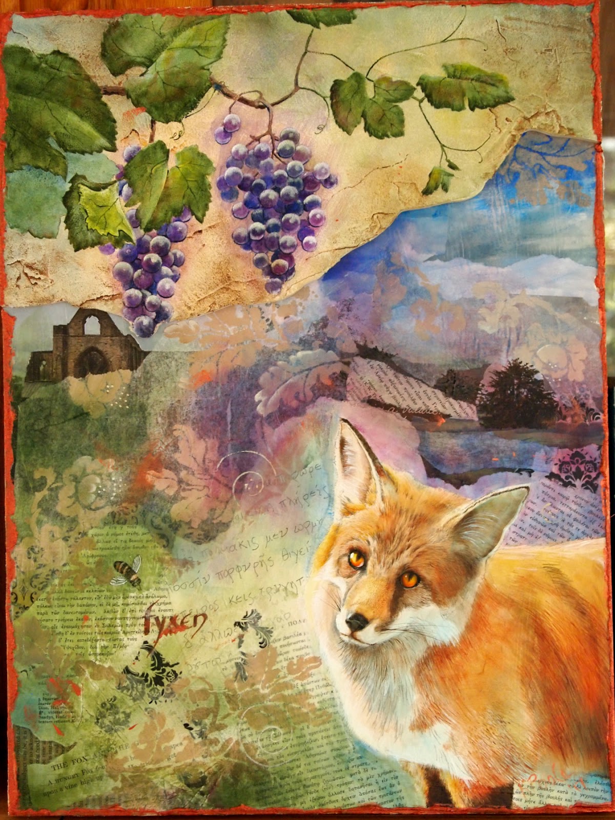 Kaaren's Art and Author Blog: My Fox Collage