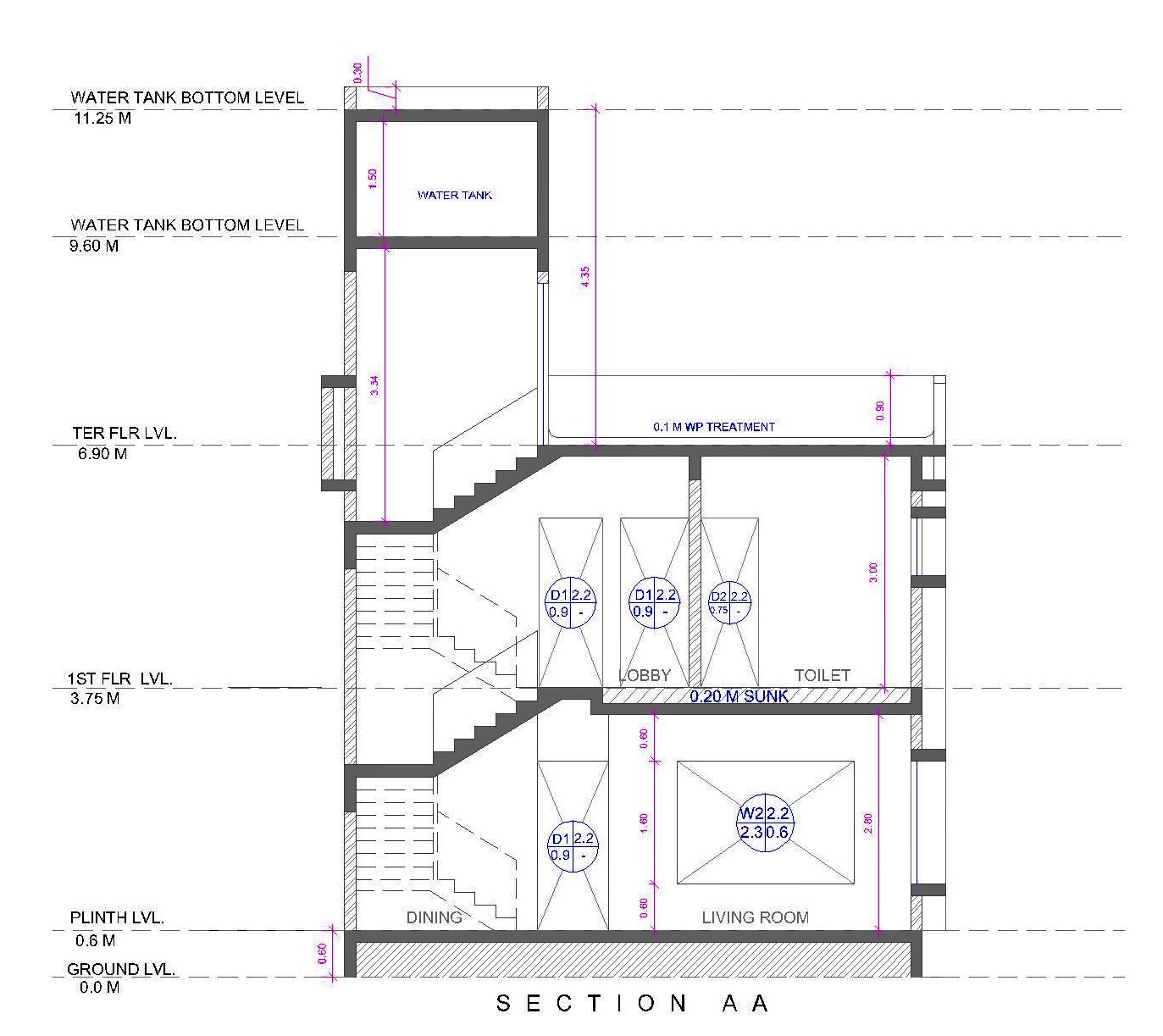 Architectural Portfolio: Bungalow for Mr. Chandrakant Patil, at Pune.