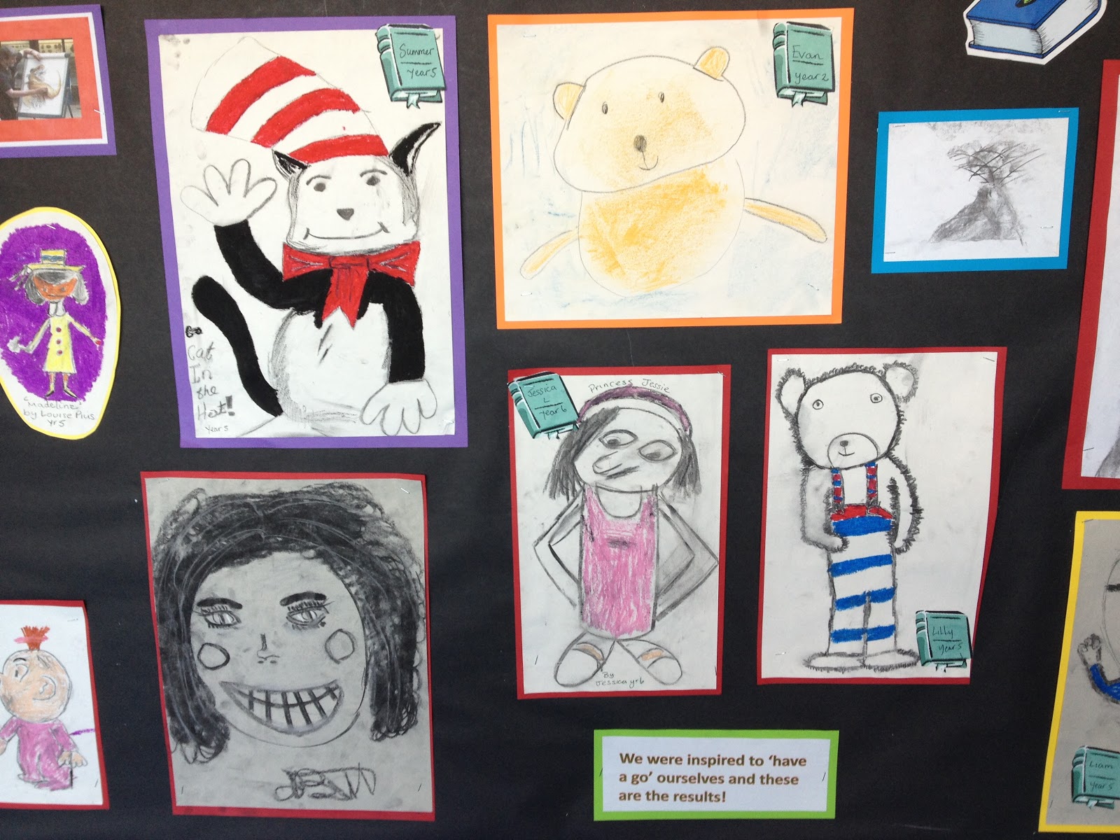 Broadford Primary: Children Draw Book Characters