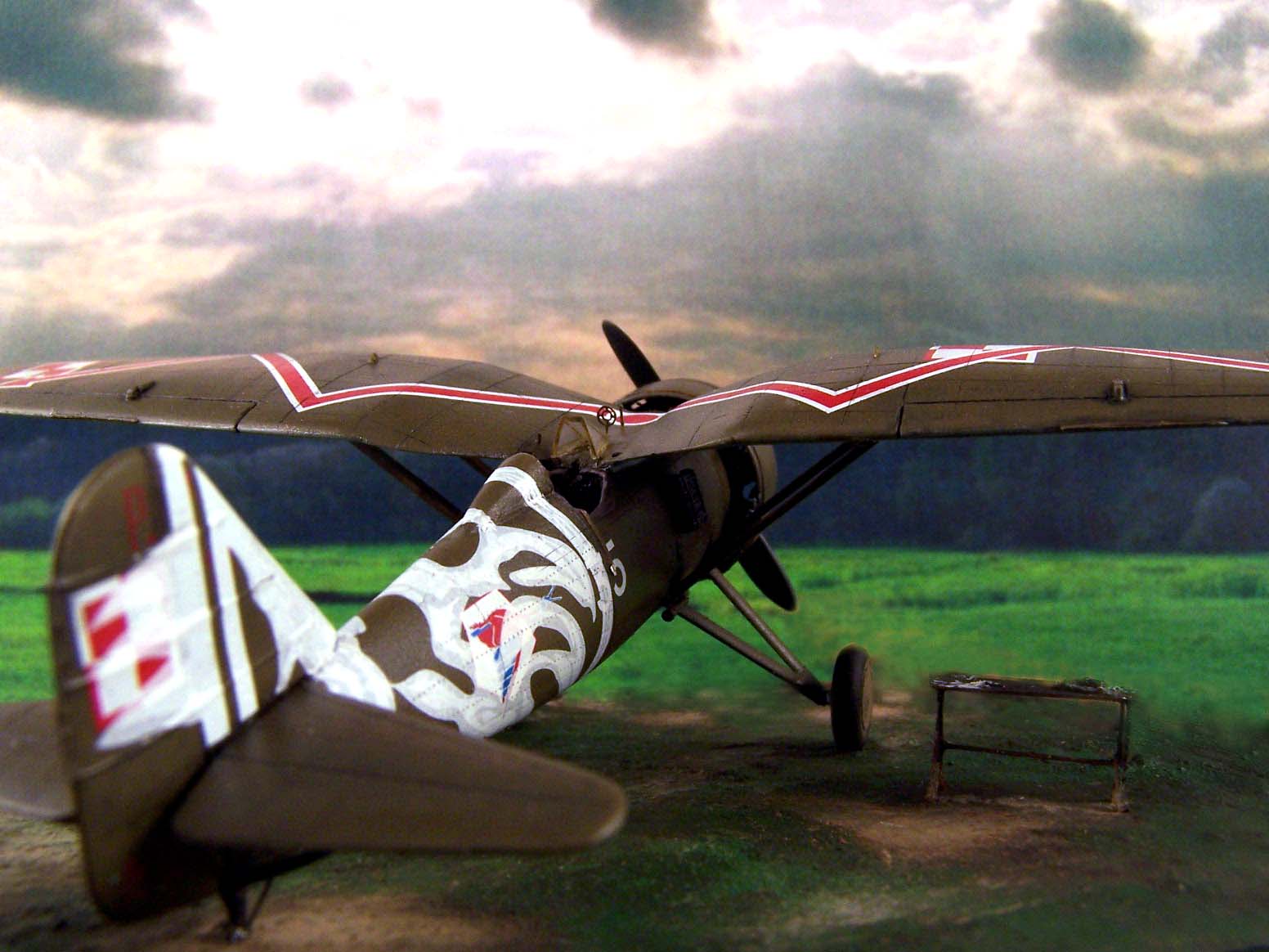 Modele z Szachownicą: PZL P.7a Leopolda Pamuły (kwiecień 2011 ...