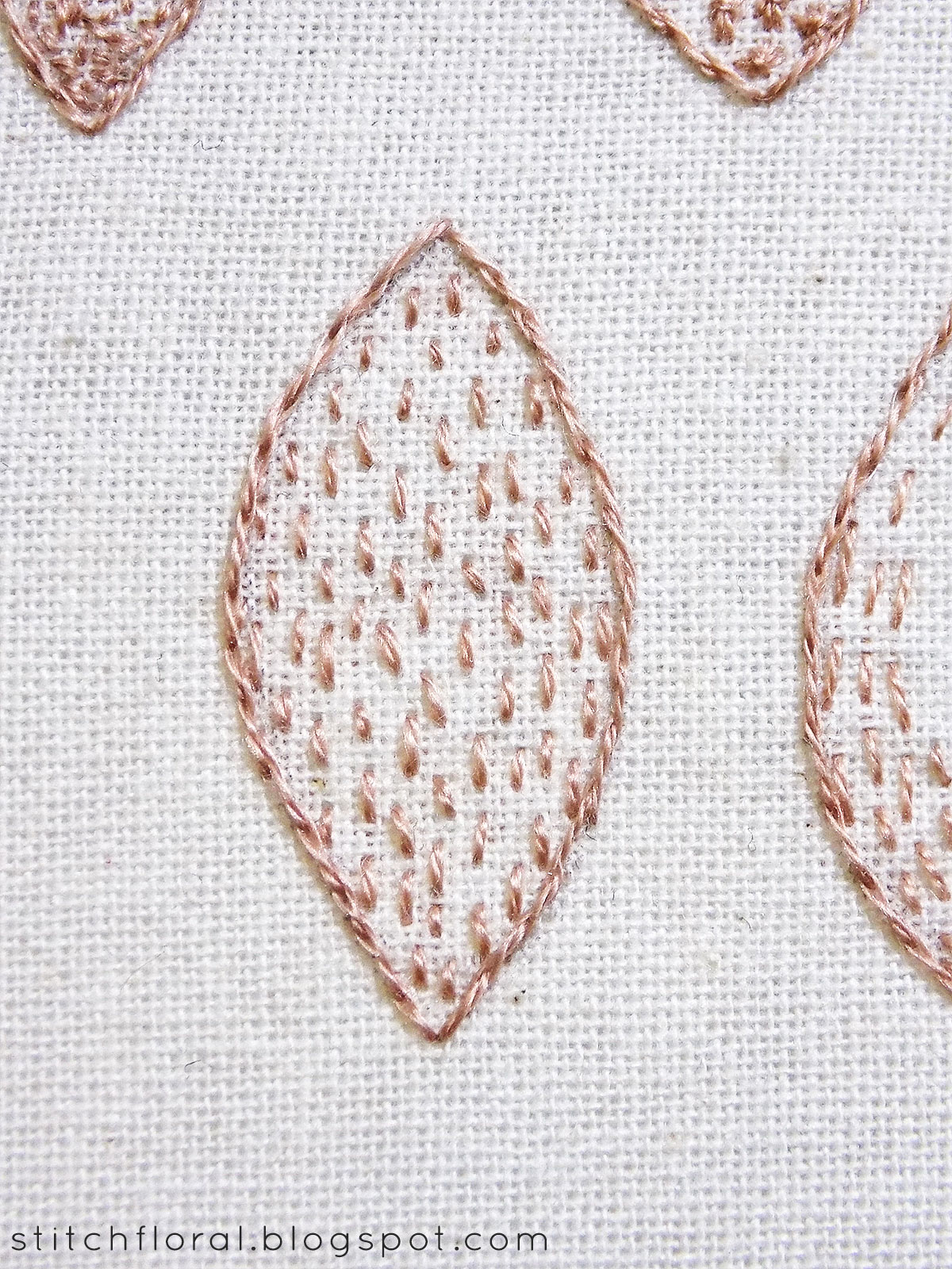 Learn how to seed stitch and how to shade with seeding - Stitch Floral
