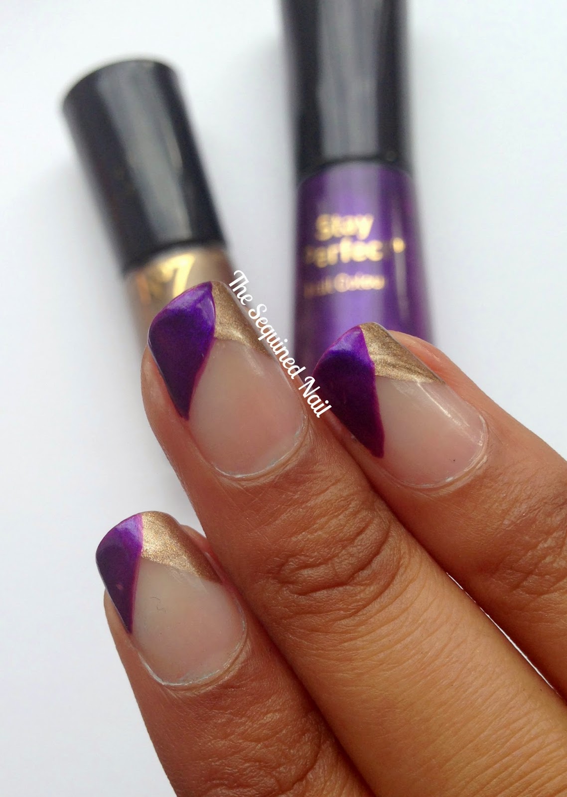 The Sequined Nail: Fancy French Manicure