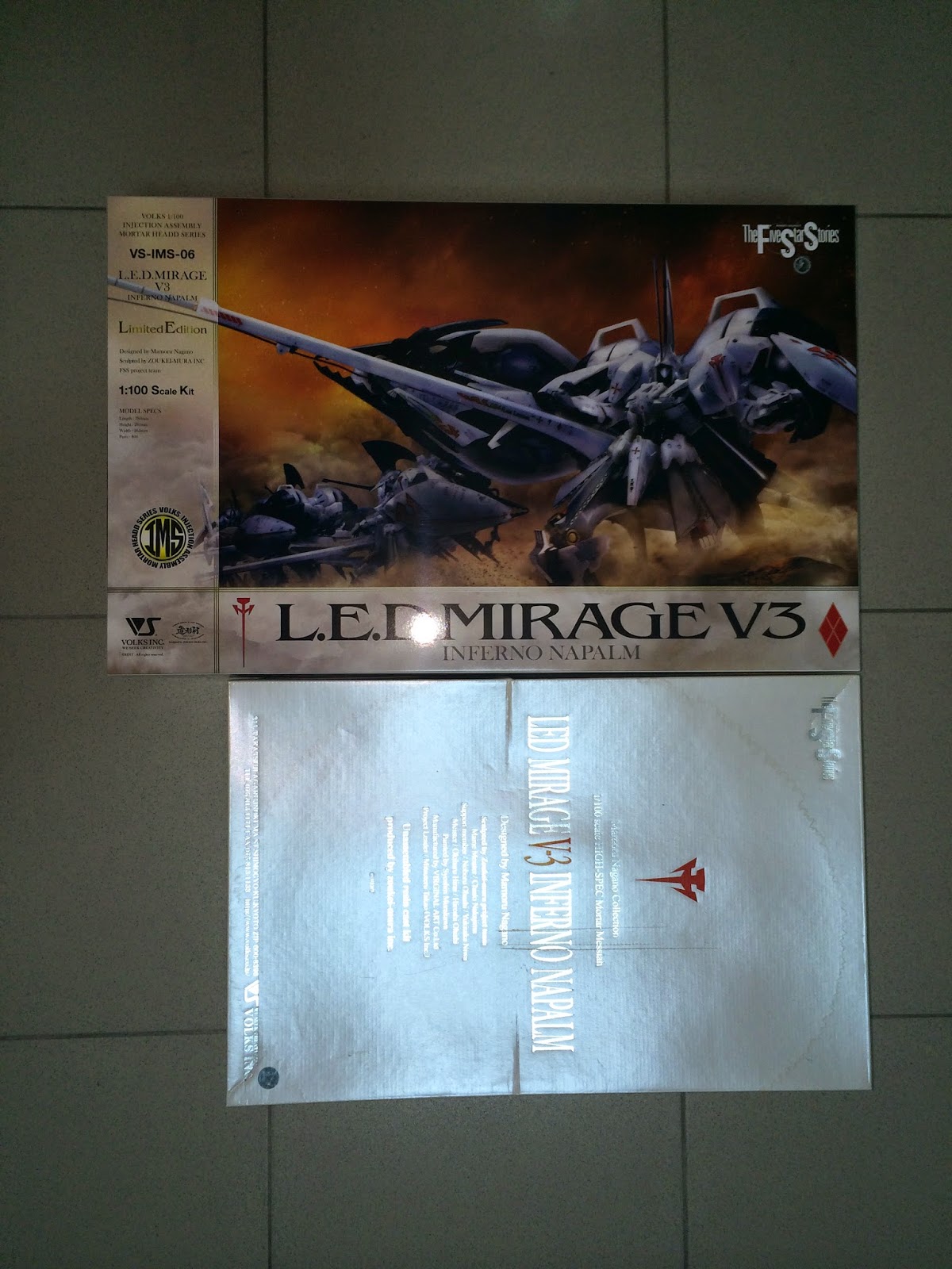 MECHA ART Dept.: LED MIRAGE V3 INFERNO NAPALM レビュー