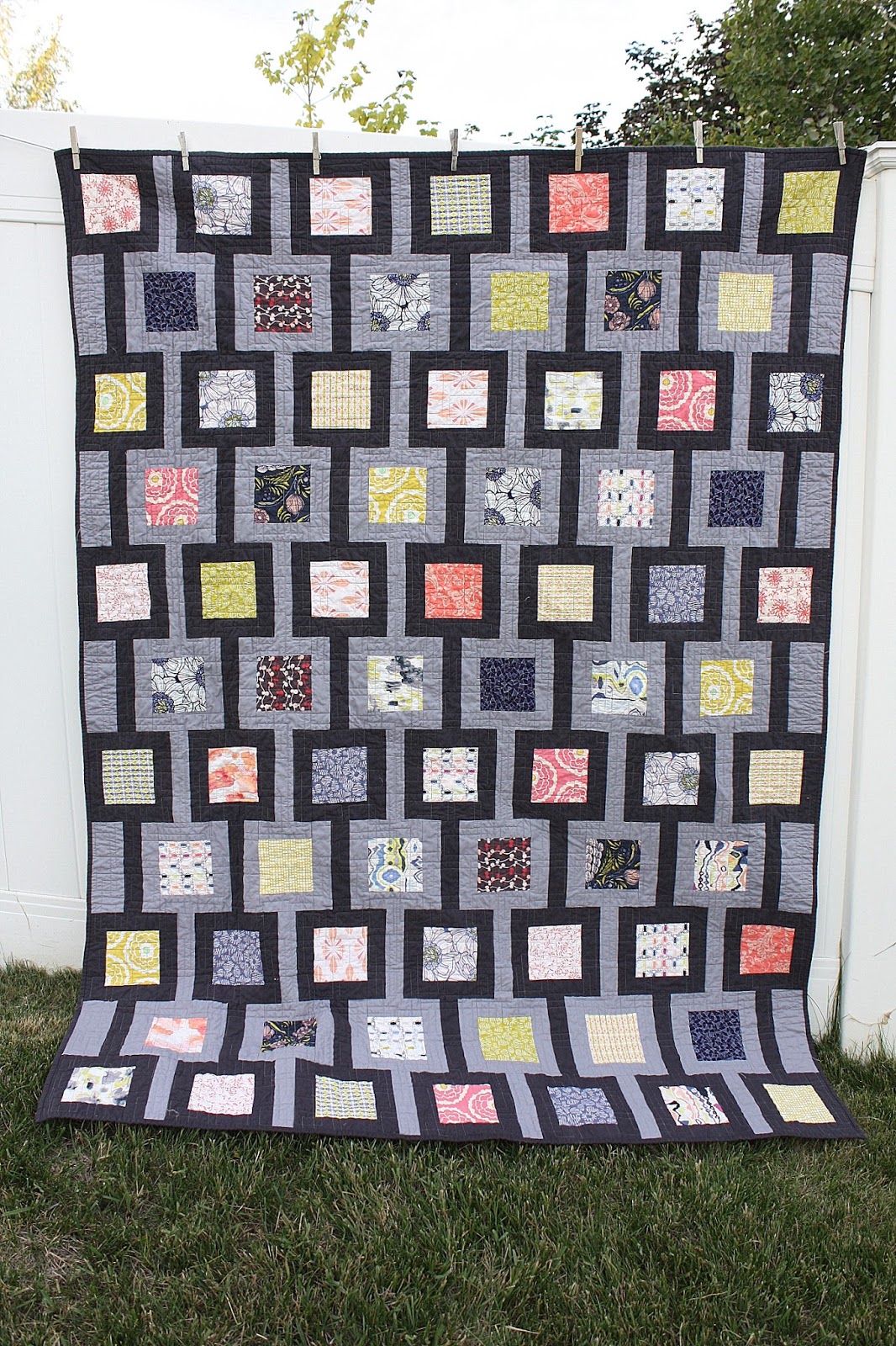 Modern Chain-Linked Quilt - Diary of a Quilter - a quilt blog