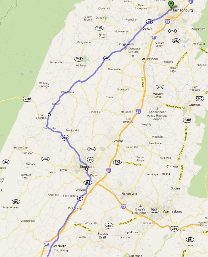 Finding Beauty in Ephemera: Route 11 Road Trip - Day 3: Harrisonburg to ...