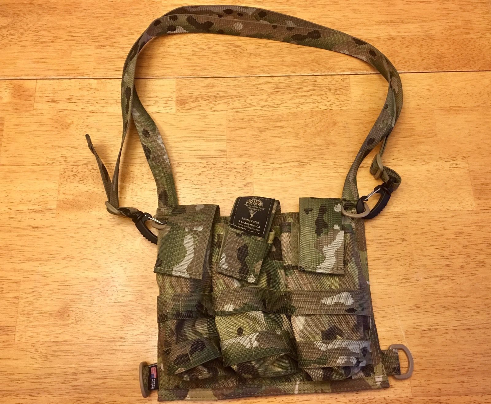 Webbingbabel: S.O. Tech SMCR Six Magazine Chest Rig Multicam