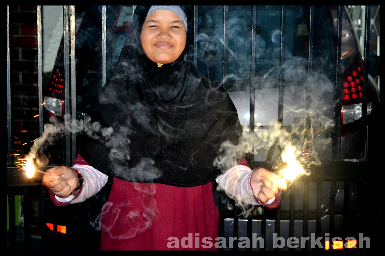 adisarah berkisah: Main bunga api macam bebudak riang Ribena