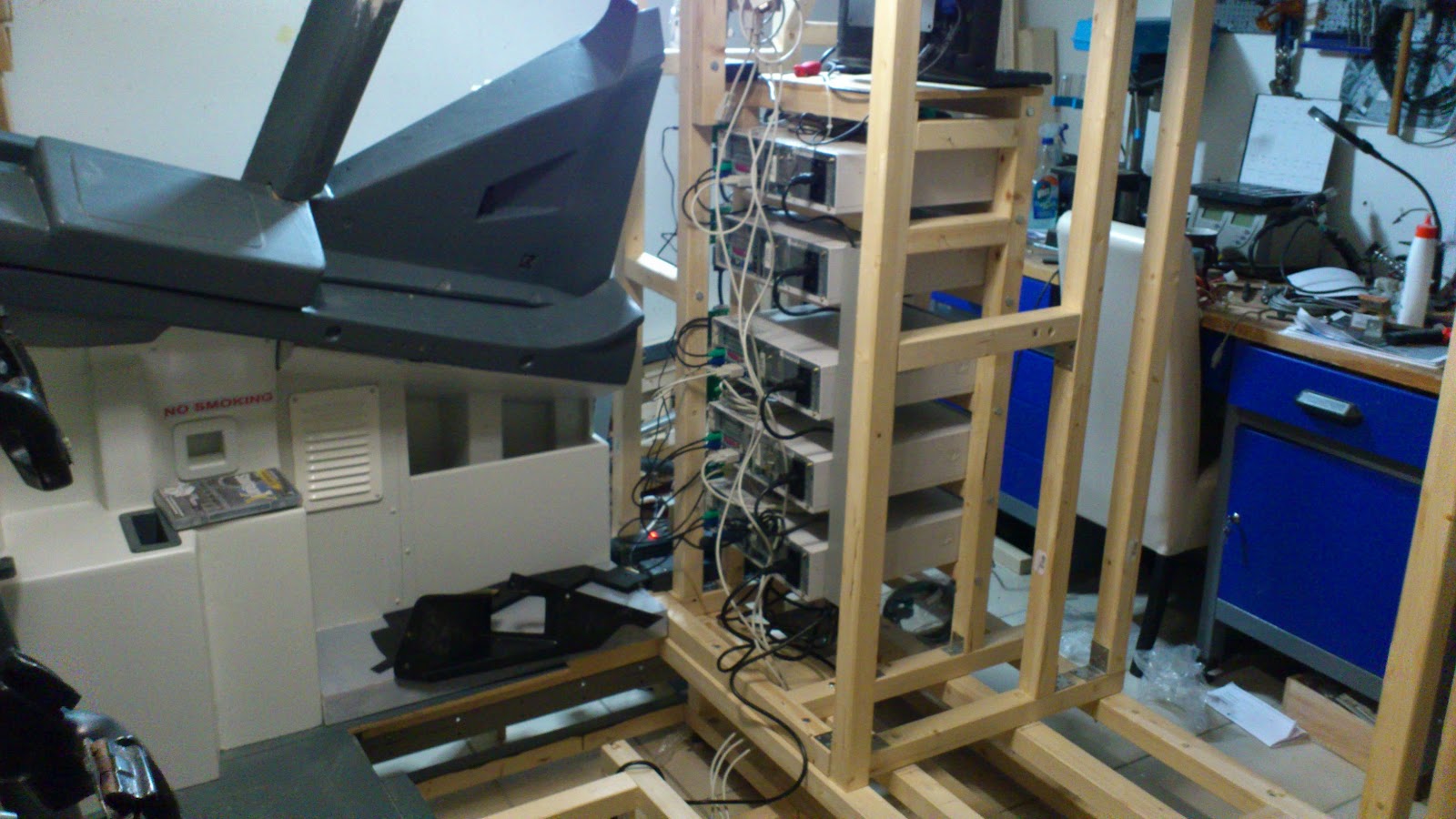 Boeing 737-800NG Fullsize Homecockpit: PC- Rack Finish and Run