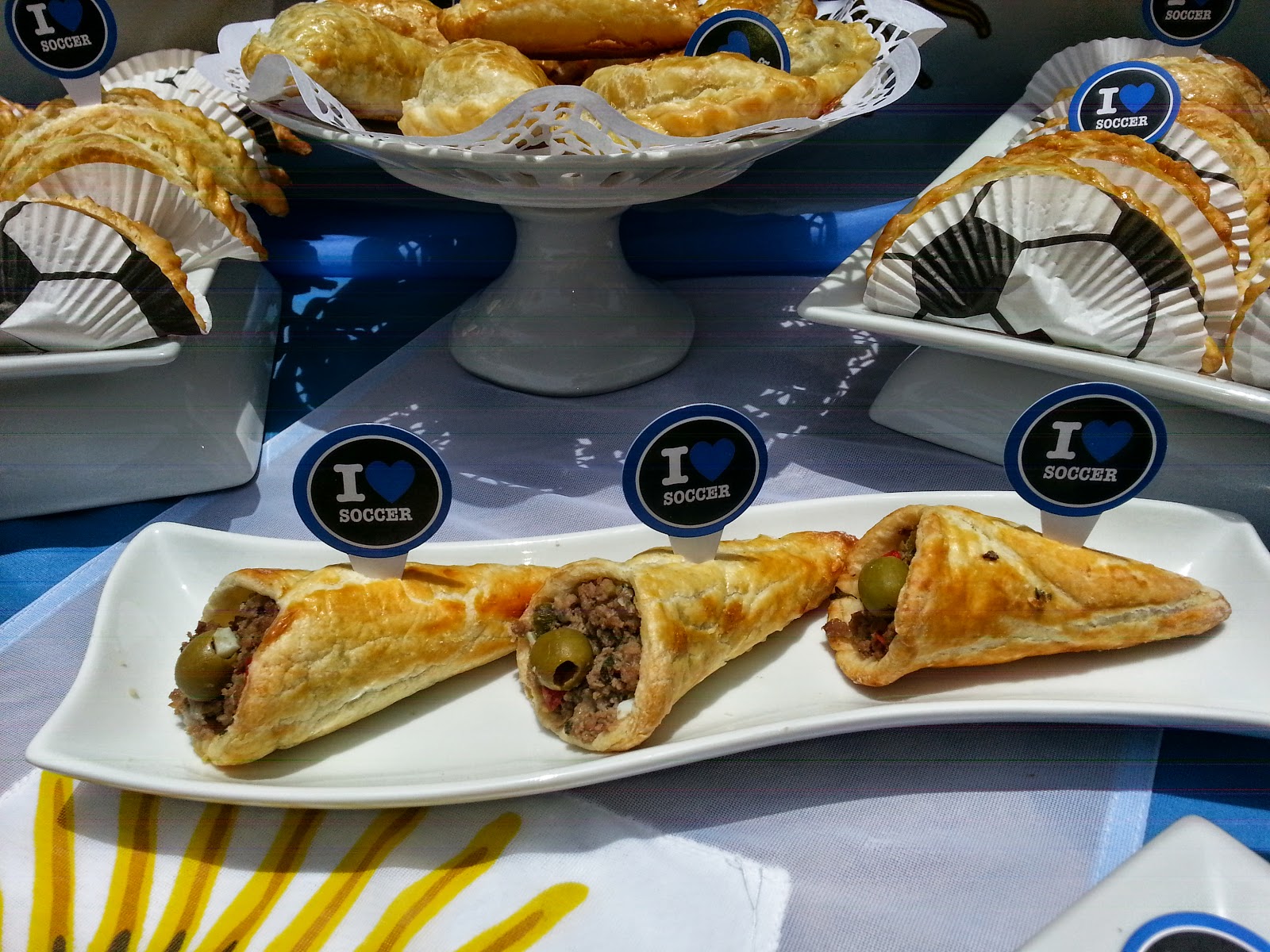 Nana's Theme Party: "I Love Soccer.. " Argentinean Salad Pies