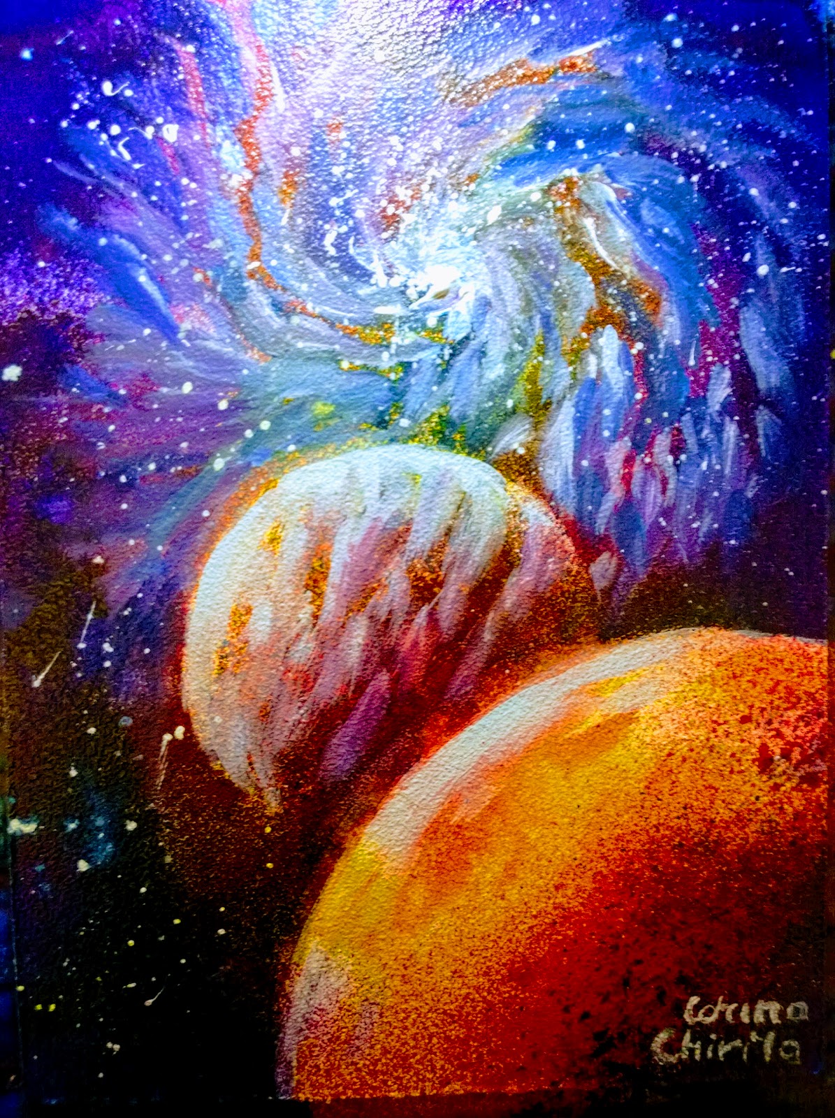 Outer Space Painting