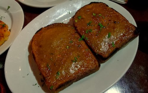 Our meal could not be called fair without the Welsh rarebit ($7, below ...