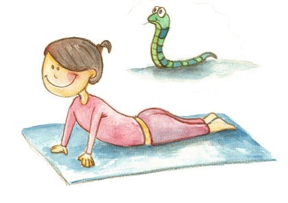 dailymilk: Snake pose