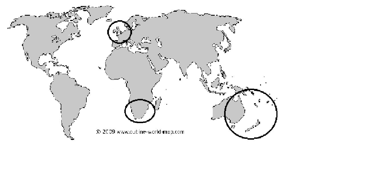 The geography of rugby: where rugby is mostly played