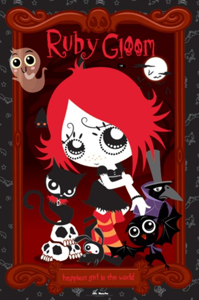 Mulheres no Rock: Ruby Gloom - Desenhos animados estilo gótico ou rock ...