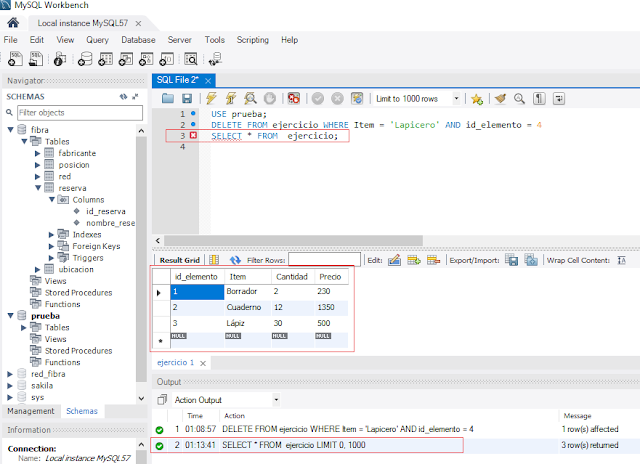 PYTHON: Ejemplos prácticos: COMANDOS BÁSICOS MYSQL PARA PYTHON