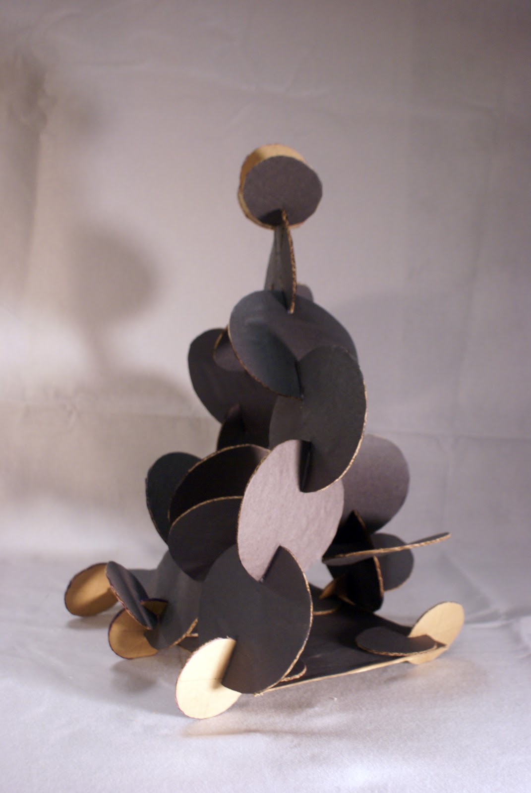 Art Now and Then: Planar Abstraction: Cardboard Sculpture!