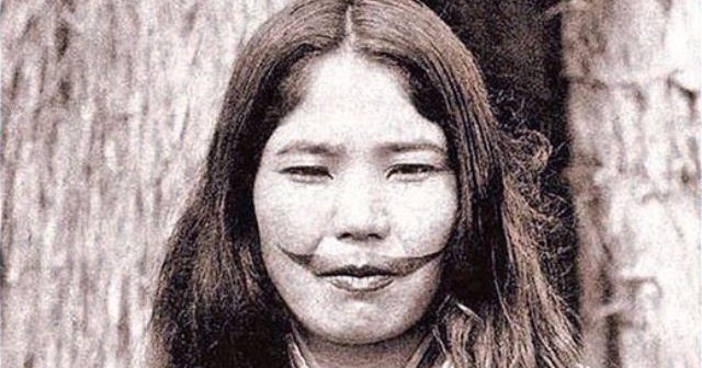 Nag on the Lake: Ainu Women From Japan With Traditional Tattooed Lips