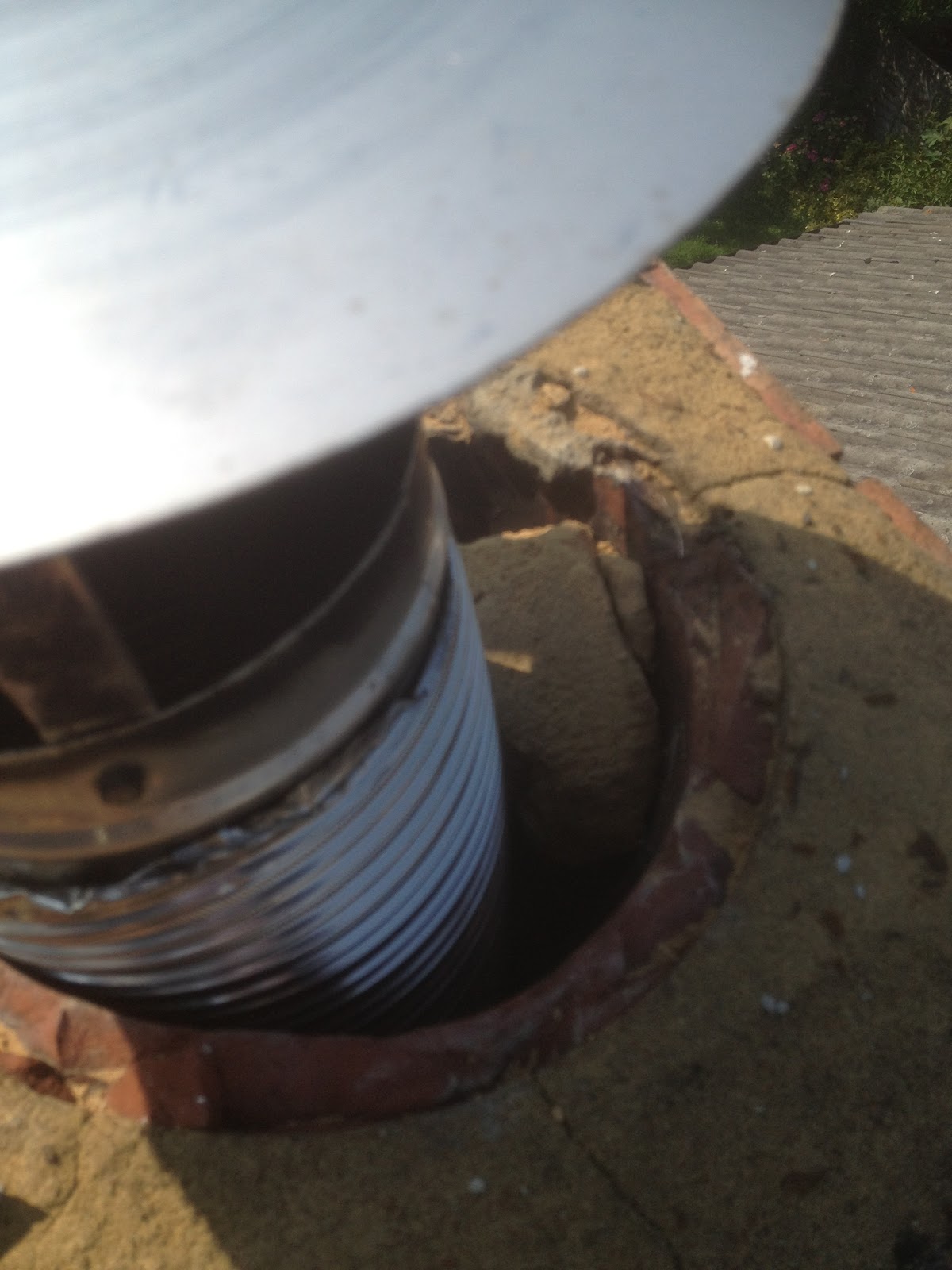 The Roofer Camberley Surrey: Replacement Chimney Flaunching Farnborough