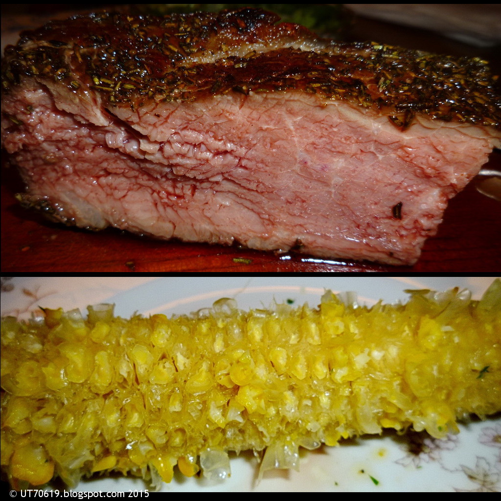 Kraut & Rüben: Rezept. Roastbeef mit Mais.