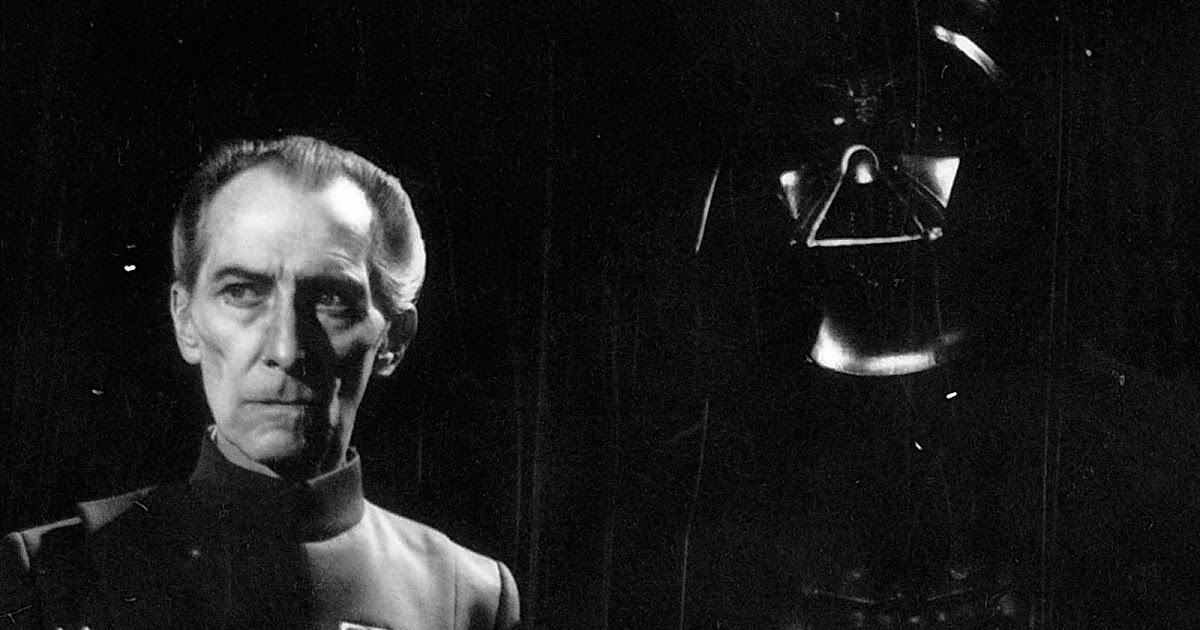 the edit room floor: unseen photos from "Star Wars" : Governor Tarkin