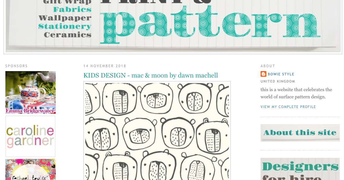 dawn machell: print and pattern