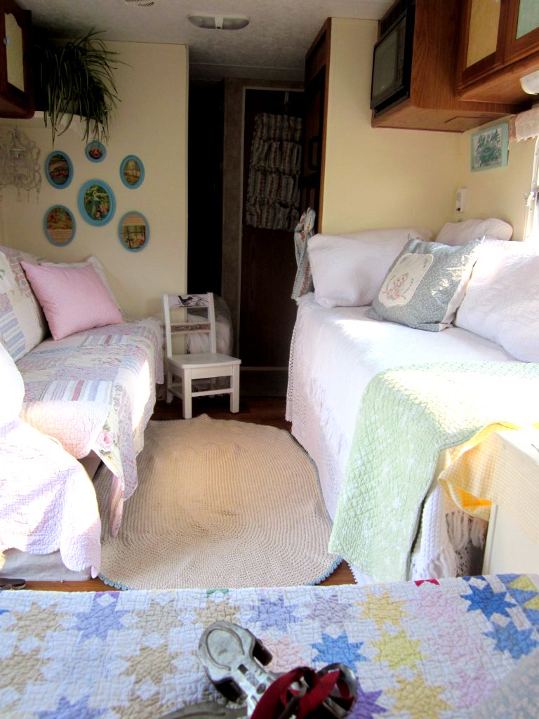 Folded Gingham: The Camper Redo....