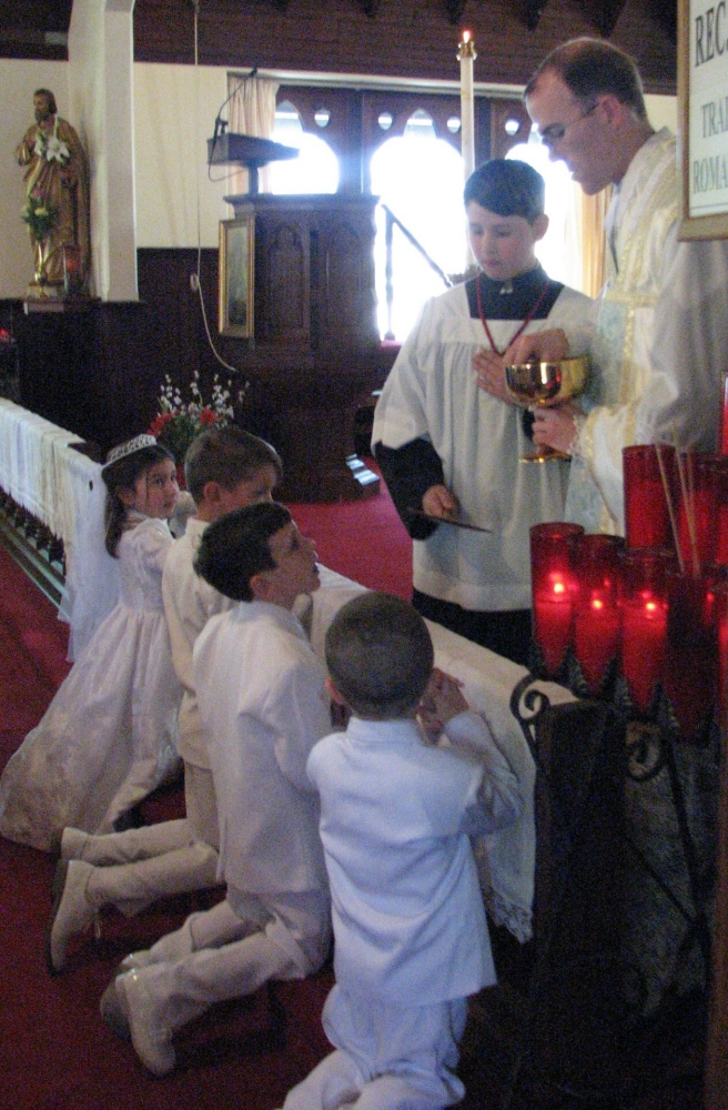 A Catholic Life: First Communions at Chapel of St. Jude in Eddystone