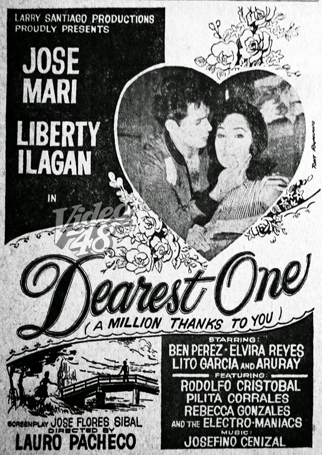 EDGAR EBRO's: ENCYCLOPEDIA OF PHILIPPINE ACTORS: Dearest One (1966 ...