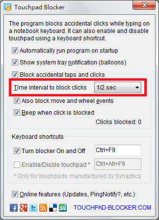 快閃人生: 【Windows】Free Touchpad Blocker