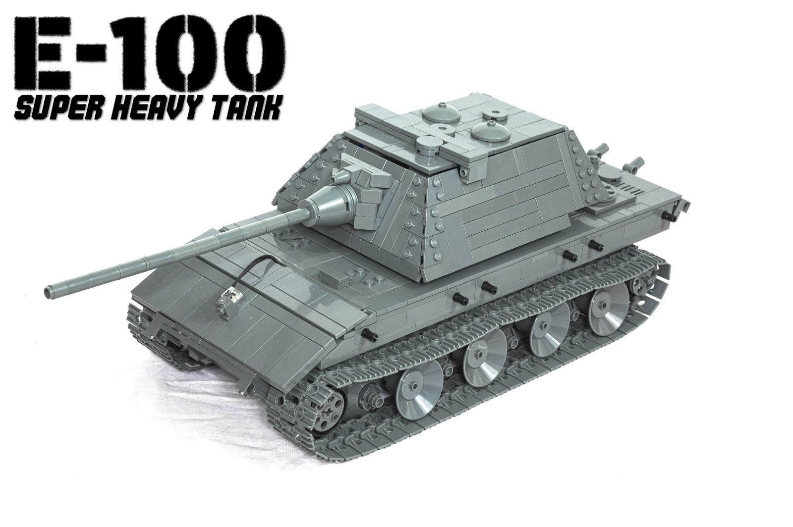Tommy Styrvoky's MOCs: E-100 super heavy tank