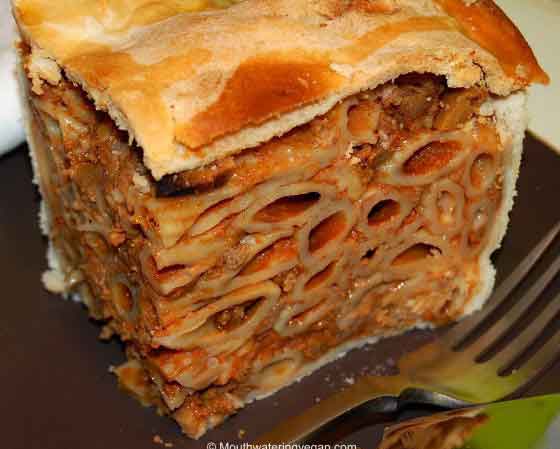 Easy Food Recipes and Cooking: Vegan Timpana