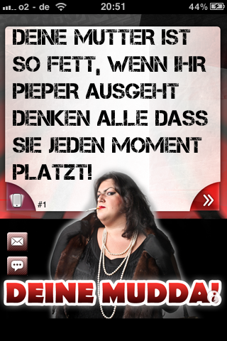 schwarzer humor witze: deine mutter witze