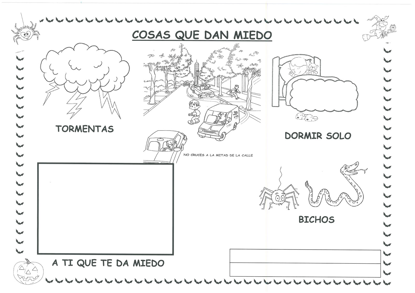 Rincocuento: LOS MIEDOS